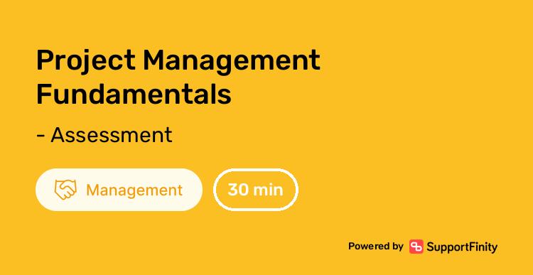 Project Management Fundamentals